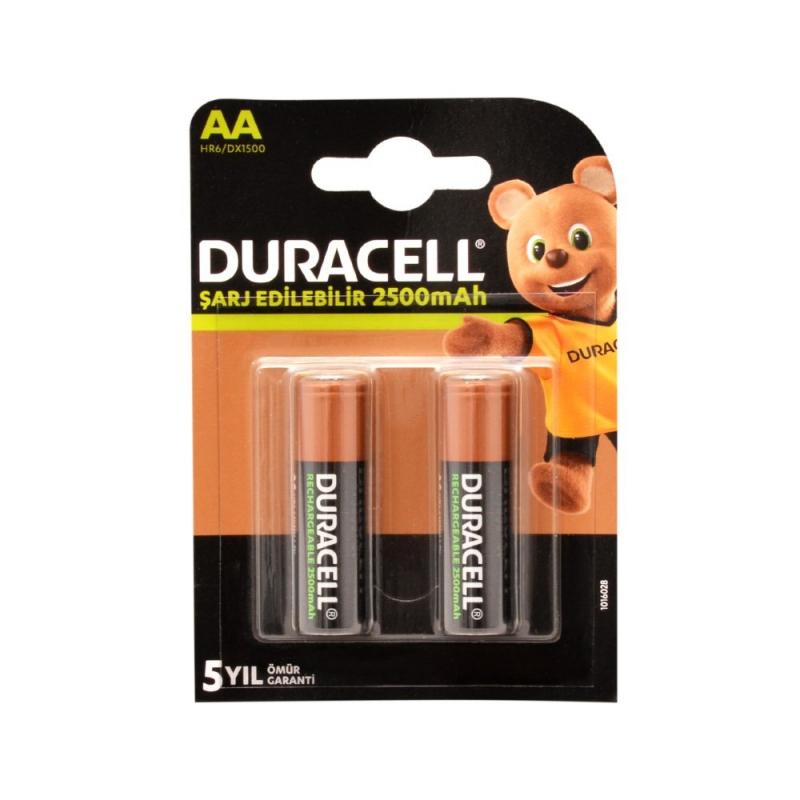 Duracell 2500 mAh AA Şarjlı Pil 2li - Şarjlı Piller
